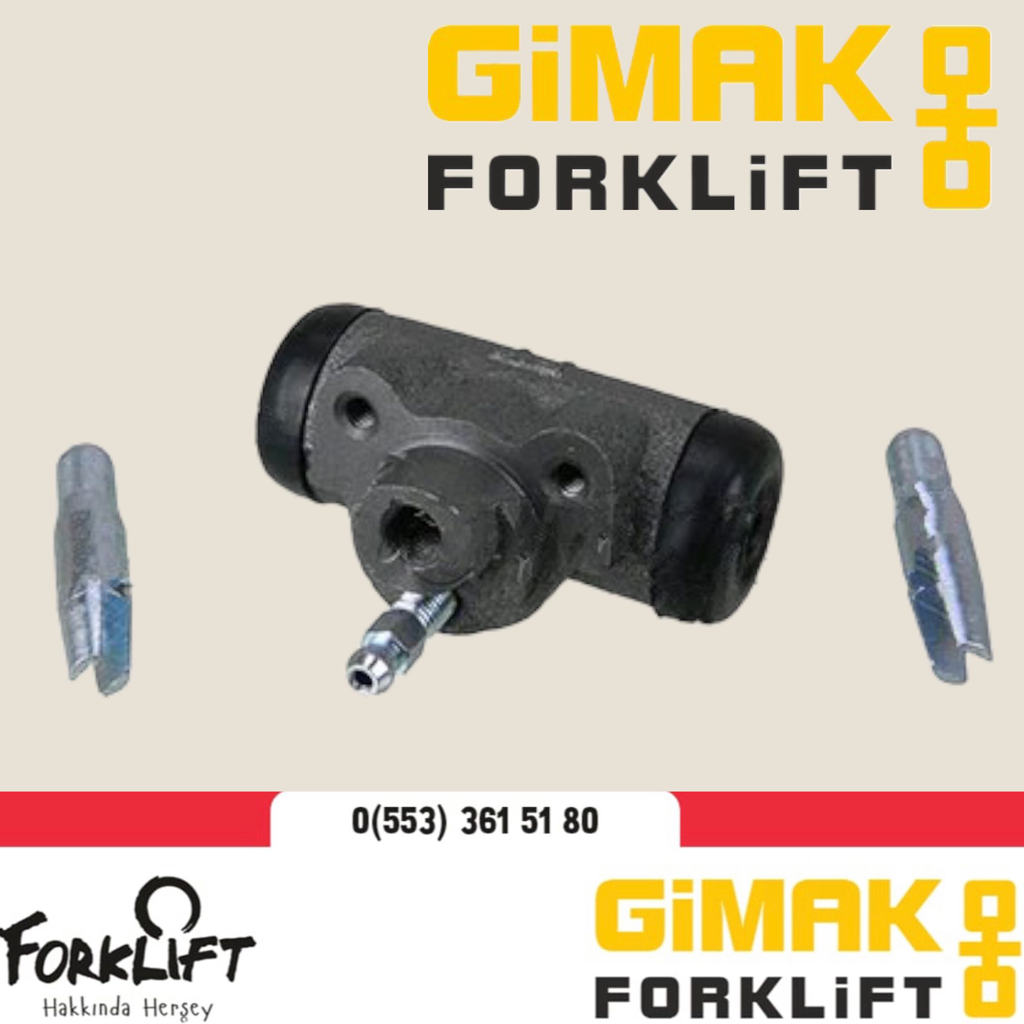 Tcm FD10-18 Forklift Fren Silindiri C-52-11029-52000 47410-10480-71 ...