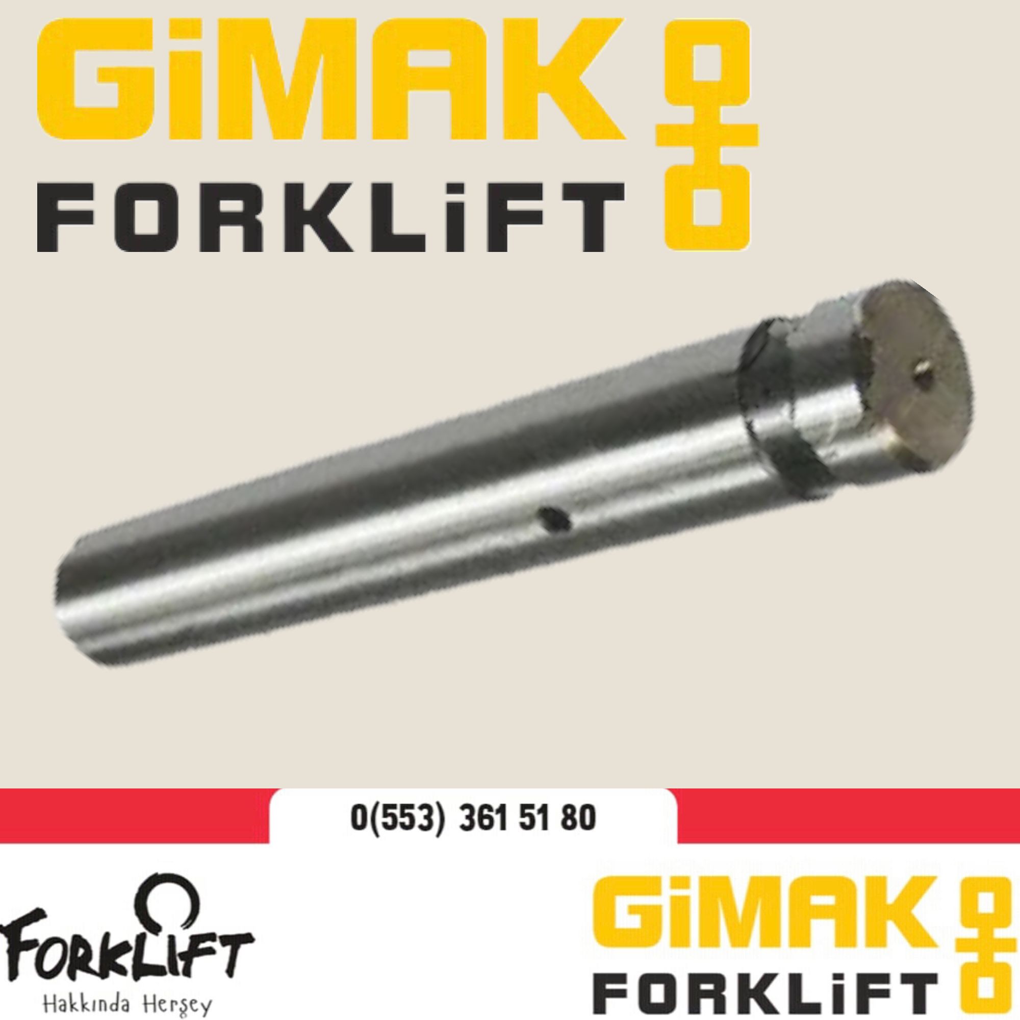 Toyota FD10-30 Forklift Akson Perno Mili 43231-26600-71 43231-23323-71 ...