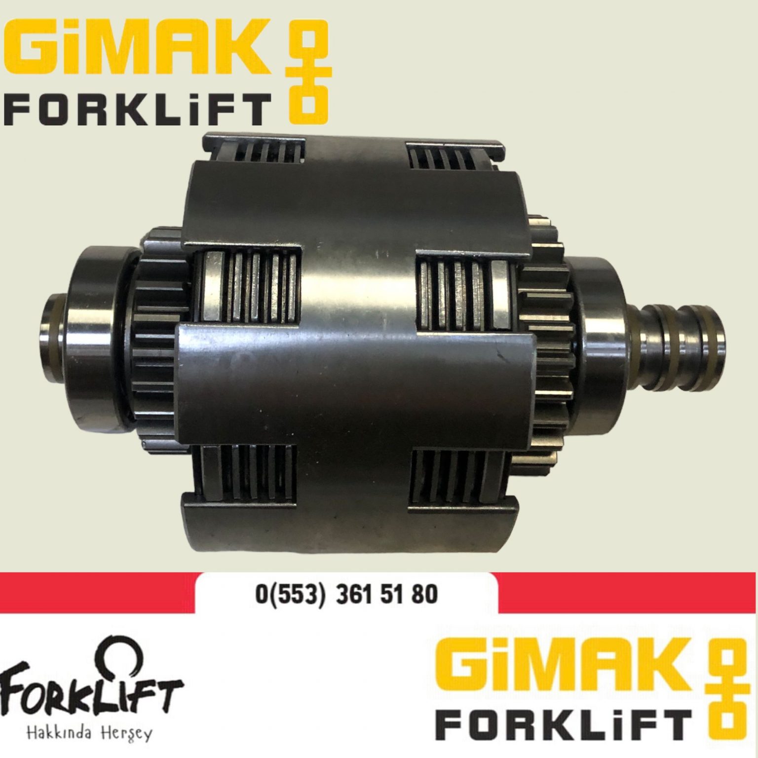 Tcm FD20-30 Z5 Şanzuman Tası Dolu Forklift Yedek Parça (Shaft Assy ...